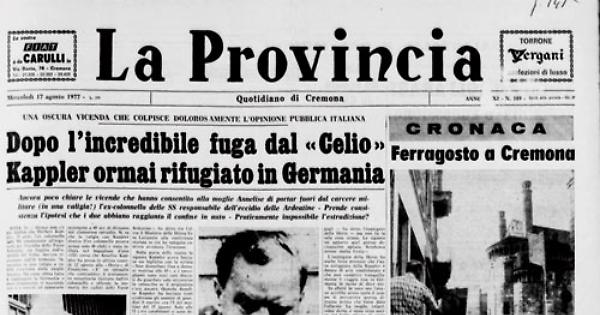 La rocambolesca fuga in una valigia di Herbert Kappler, ex colonnello ...